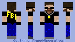 FBI Agent Minecraft Skin