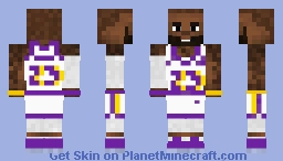 Lebron James Alternative uniform Minecraft Skin