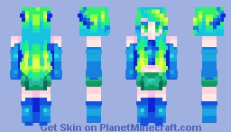 l Green Lights l Minecraft Skin