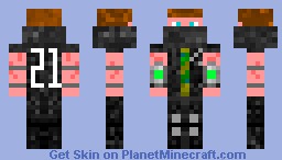 face wrap courier Minecraft Skin