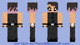 Goth Girl Minecraft Skin