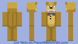 Fredbear Mascot Suit Minecraft Skin