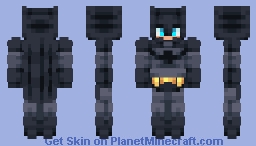 Feinberg - Batman [Blue Bats, MCC Blank Canvas] Minecraft Skin