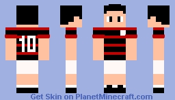 Felipe Neto Flamenguista Minecraft Skin