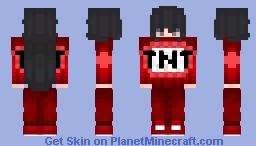 TNT Girl Minecraft Skin