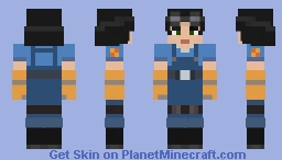 Female Engineer Minecraft Skin