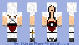 fighter +sword on back and legs Minecraft Skin