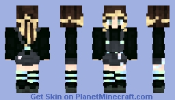 Cute Gothic Style Minecraft Skin