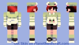 - frog hop Minecraft Skin