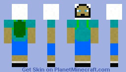 Finn from Adventure Time Minecraft Skin