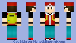 Fire Red (pokemon) Minecraft Skin