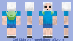 Finn Adventure Time Slime Minecraft Skin