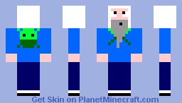 Finn With a Beard Minecraft Skin