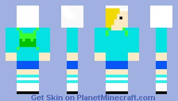fiona the human from adventure time Minecraft Skin