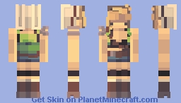F2U | GARY | Fionna & Cake Minecraft Skin