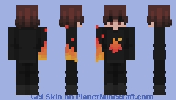 Fire - Boy Minecraft Skin