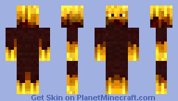 Fire Guy Minecraft Skin