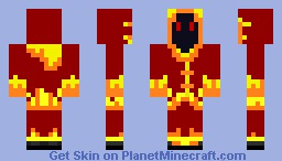 Fire Mage Minecraft Skin