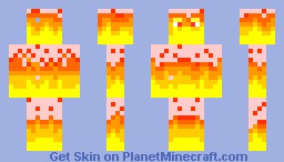 fire man Minecraft Skin