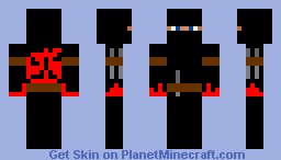 fire ninja Minecraft Skin