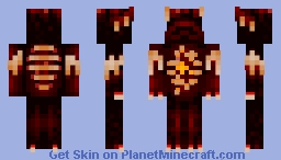 Fire warden Minecraft Skin
