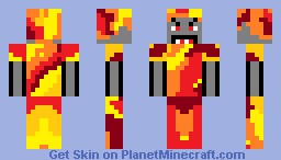 Fire Minecraft Skin