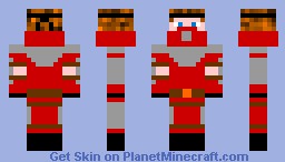 Ninja Assassin of Fire Minecraft Skin