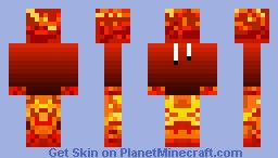 Flame Minecraft Skin