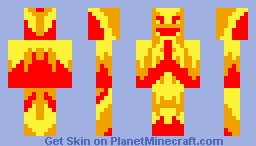 Fire Mage Minecraft Skin