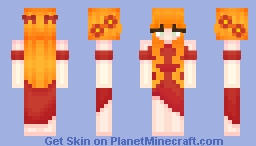 Fire Phoenix Minecraft Skin