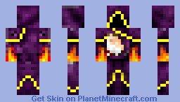 Fire Mage Minecraft Skin