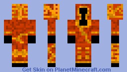 Fire Mage Minecraft Skin