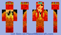 fire queen Minecraft Skin