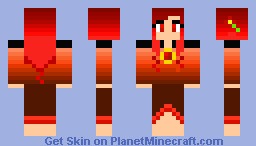 fire sprite Minecraft Skin