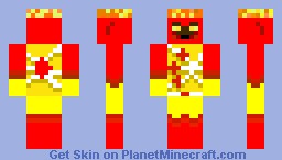 Firestorm DC Superhero Minecraft Skin