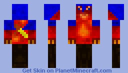 fire warrior (Pumped Up) Minecraft Skin