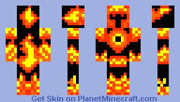 fire warrior Minecraft Skin
