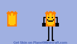 Firey bfdi Minecraft Skin
