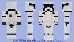 First Order Stormtrooper Minecraft Skin