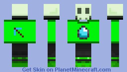 Skeleton Guy Minecraft Skin