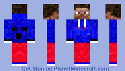 Hoodie Steve Minecraft Skin