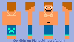 first time tanner Minecraft Skin