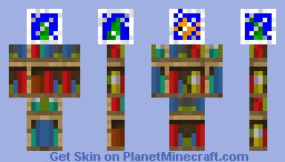 Fishbowl on a shelf Minecraft Skin