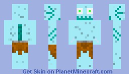 fish man Minecraft Skin