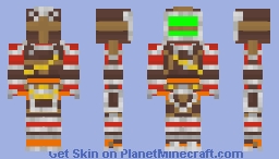 BOTW | Flamebreaker Armor Baseplate Minecraft Skin