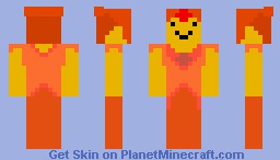 Adventure time Flame Princess Minecraft Skin