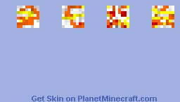 Flaming Skull Minecraft Skin