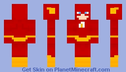 The Flash (Barry Allen) Minecraft Skin