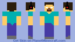 Flaten gamer hereobrine Minecraft Skin
