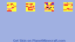 a chilled sun face. Minecraft Skin